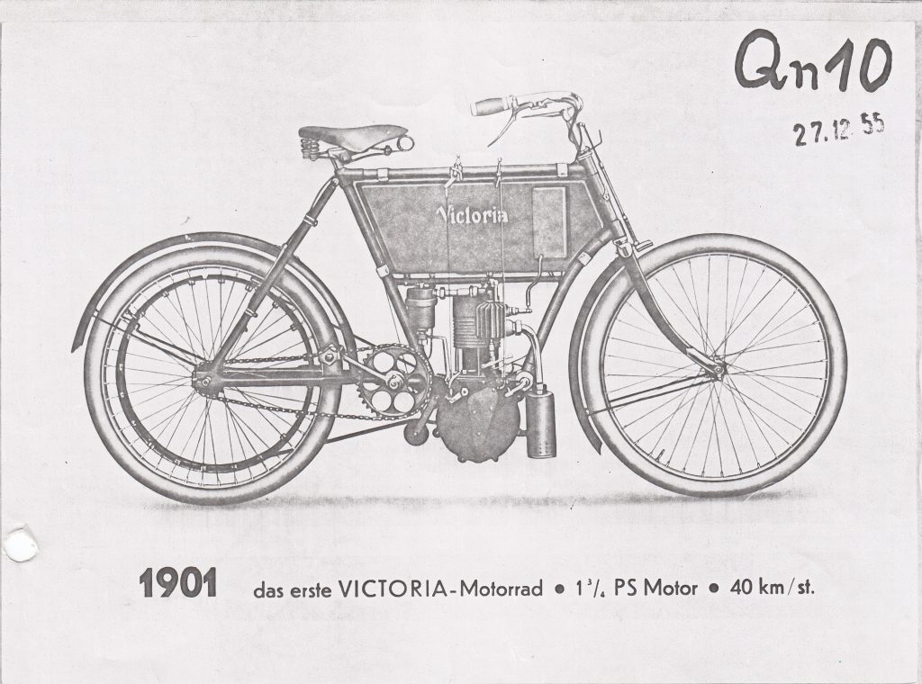 Victoria – Motorrad – 1901 Das Jahr, als man bei Victoria das erste ...