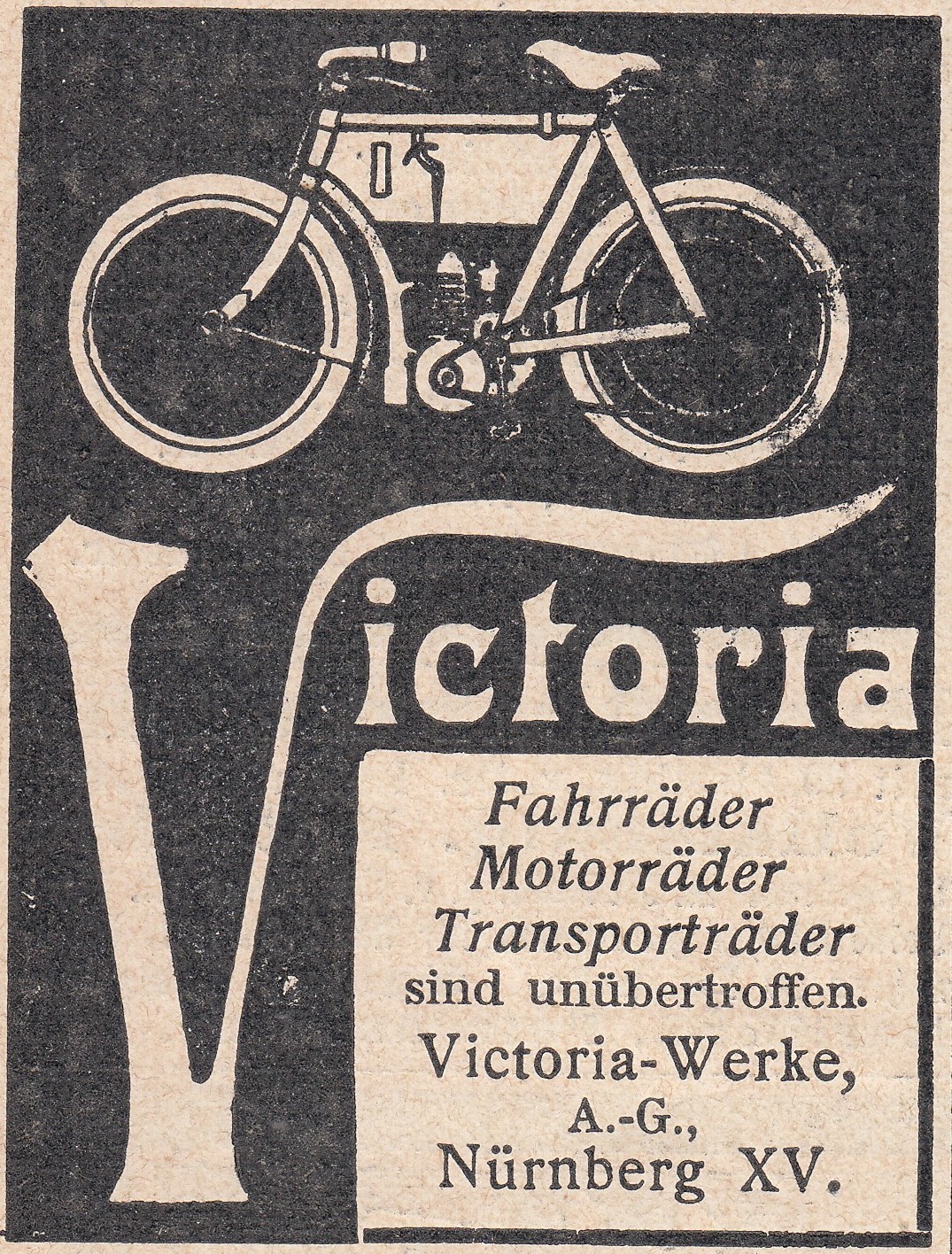 Victoria – Motorrad – 1901 Das Jahr, als man bei Victoria das erste ...