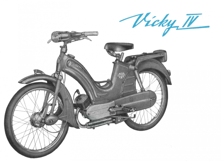 Moped – Victoria – Vicky IV ab Ende 1955… – Victoria – Fahrrad ...