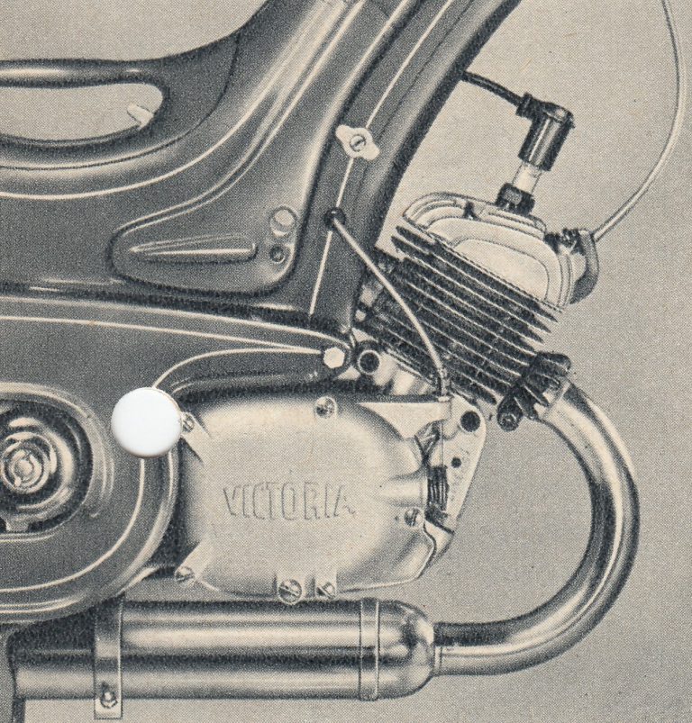 Moped – Victoria – Vicky III – endlich ein richtiges Moped im März 1954 ...
