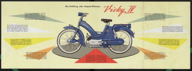 Moped – Victoria – Vicky IV ab Ende 1955… – Victoria – Fahrrad ...
