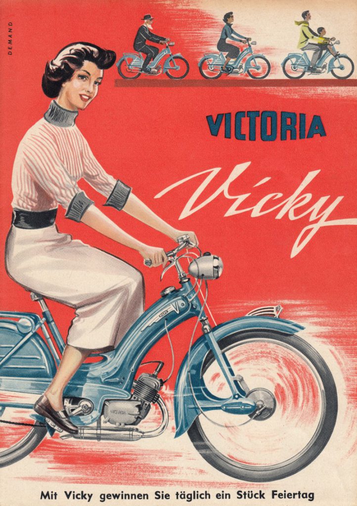 Moped – Victoria – Vicky III – endlich ein richtiges Moped im März 1954 ...