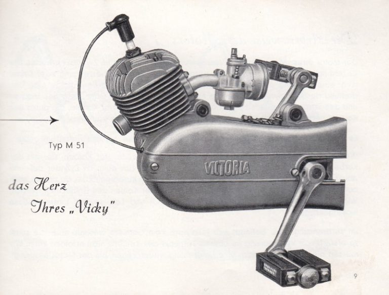 Moped – Victoria – Vicky IV ab Ende 1955… – Victoria – Fahrrad ...