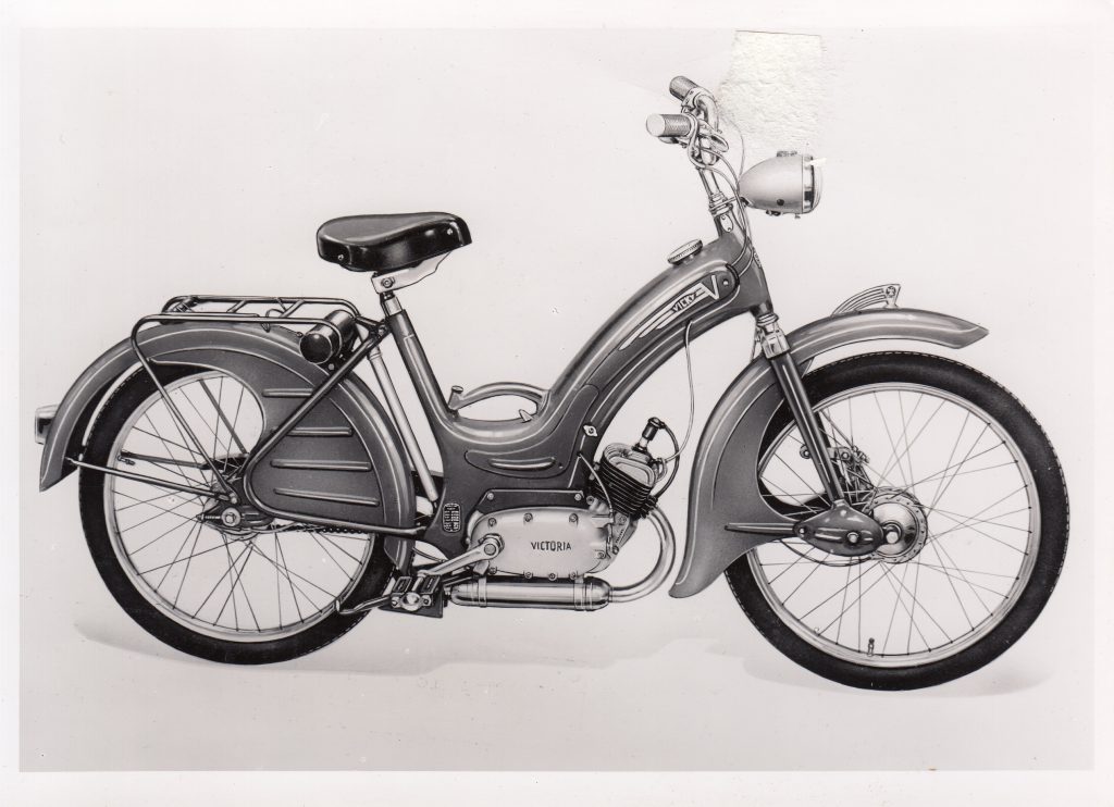 Moped – Victoria – Vicky III – endlich ein richtiges Moped im März 1954 ...