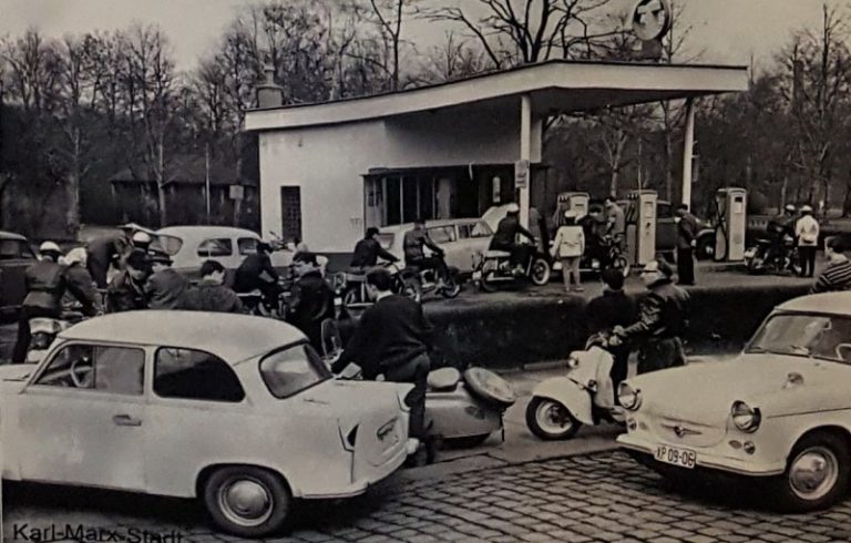 Minol – Tankstellen der Fünfziger und Sechziger Jahre in der DDR, hier ...