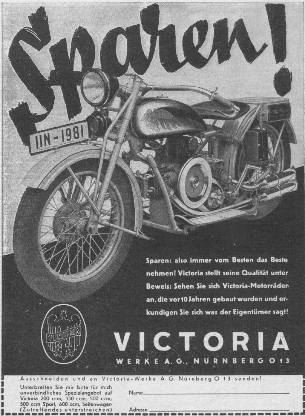 Victoria – Motorrad KR 6 „Bergmeister“ ab 1932, die neue Ära der 600 er ...