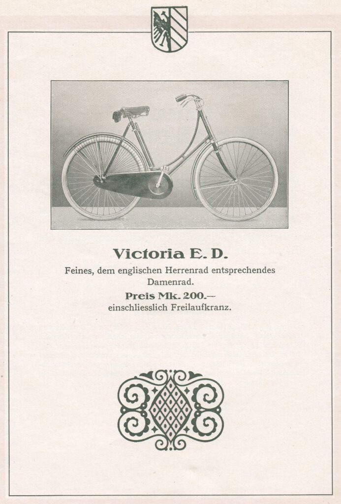 Victoria – die Räder ab 1914, Teil 7; dokumentiert im Katalog von ...